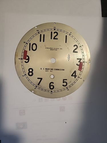 chelsea ships clock PARTS US MARITIME COMMISION | eBay