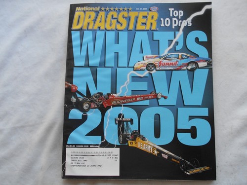 NATIONAL DRAGSTER MAGAZINE-JANUARY 21,2005 | eBay