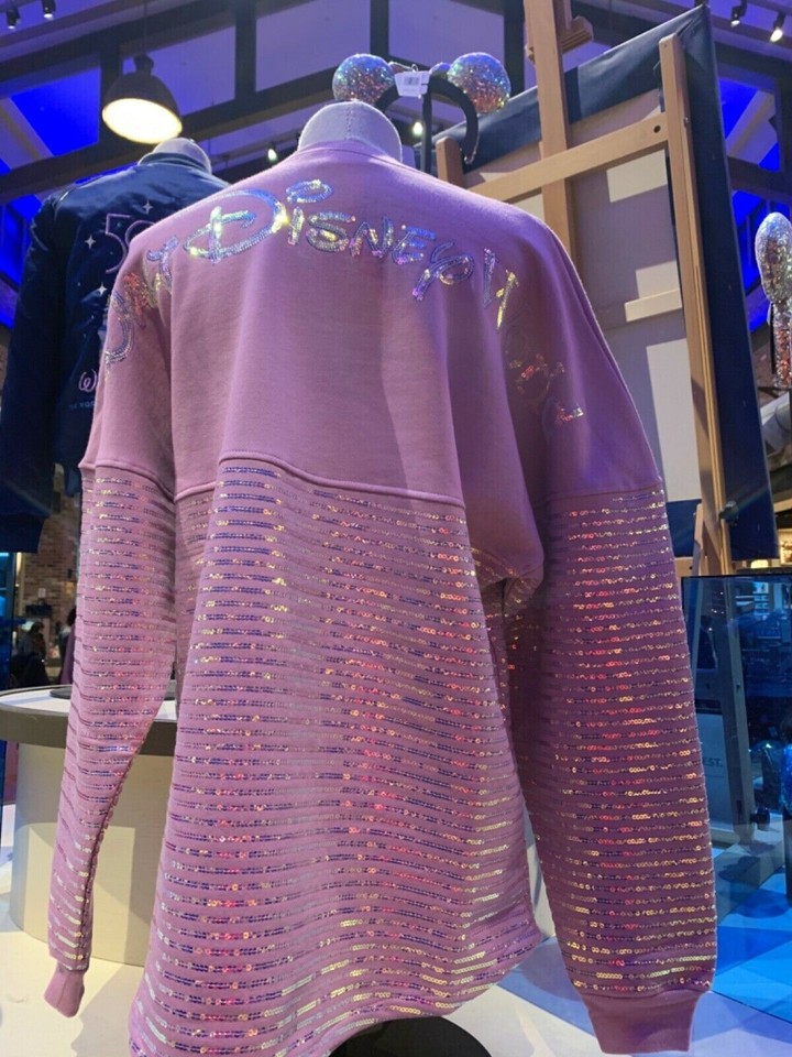 Walt Disney World 50th Anniversary Sequined Pink Spirit Jersey Adult ...