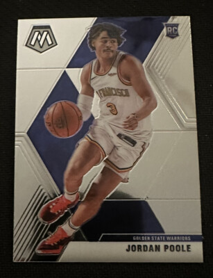 2019-20 Mosaic Jordan Poole Rookie Card RC #228 Warriors | eBay