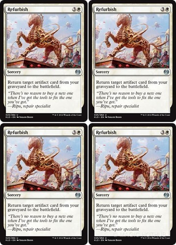 4x REFURBISH Kaladesh MTG White Sorcery Unc | eBay