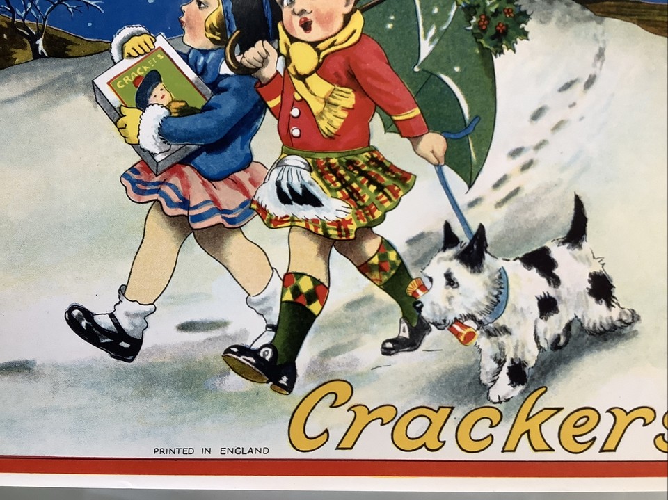 Christmas Cracker Label “Little Pals Crackers” Genuine Vintage | eBay UK