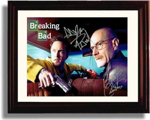 Unframed Breaking Bad Autograph Promo Print - Bryan Cranston Aaron Paul ...