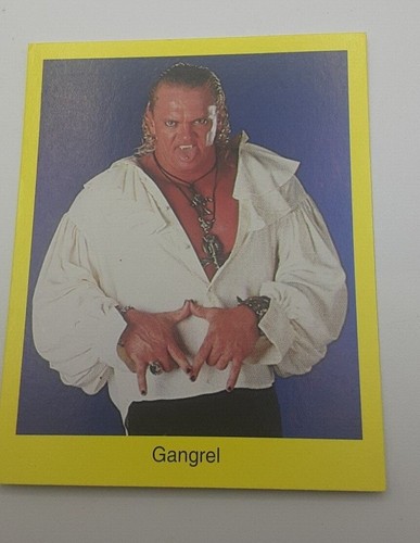 Gangrel Trading Card WWE WWF Cardinal Trivia Game 1998 Wrestling Brood ...