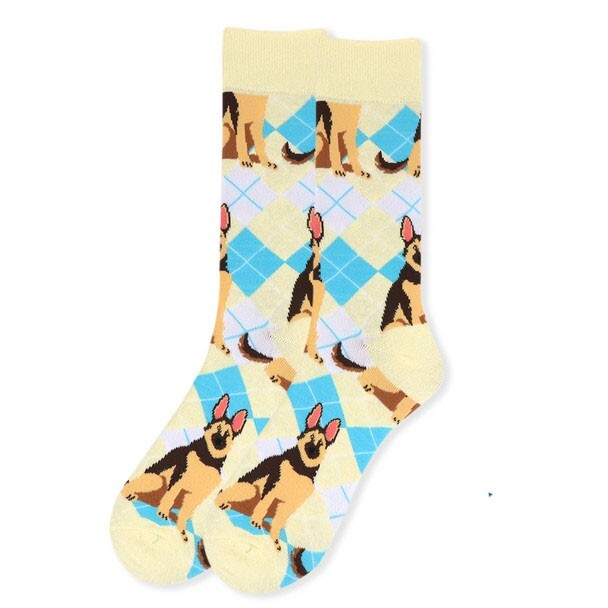 German Shepherd Dog Novelty Socks, Mens German Shepherd Socks, Dog ...