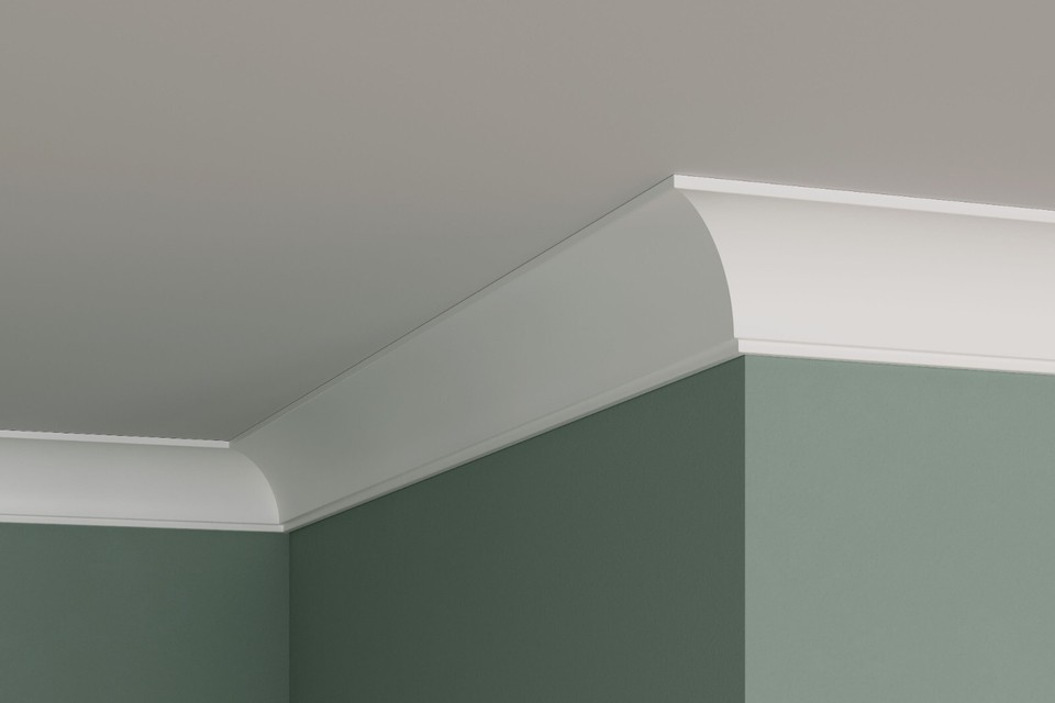 Coving Cornice Small Light Weight Strong Polymer Moulding Simple CC38 ...