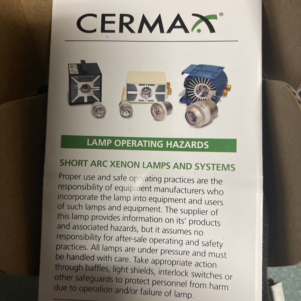 Excelitas Cermax Lamp Y1968 | eBay