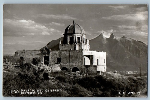 Monterrey Nuevo Leon Mexico Postcard Palacio Del Obispado c1950's RPPC ...