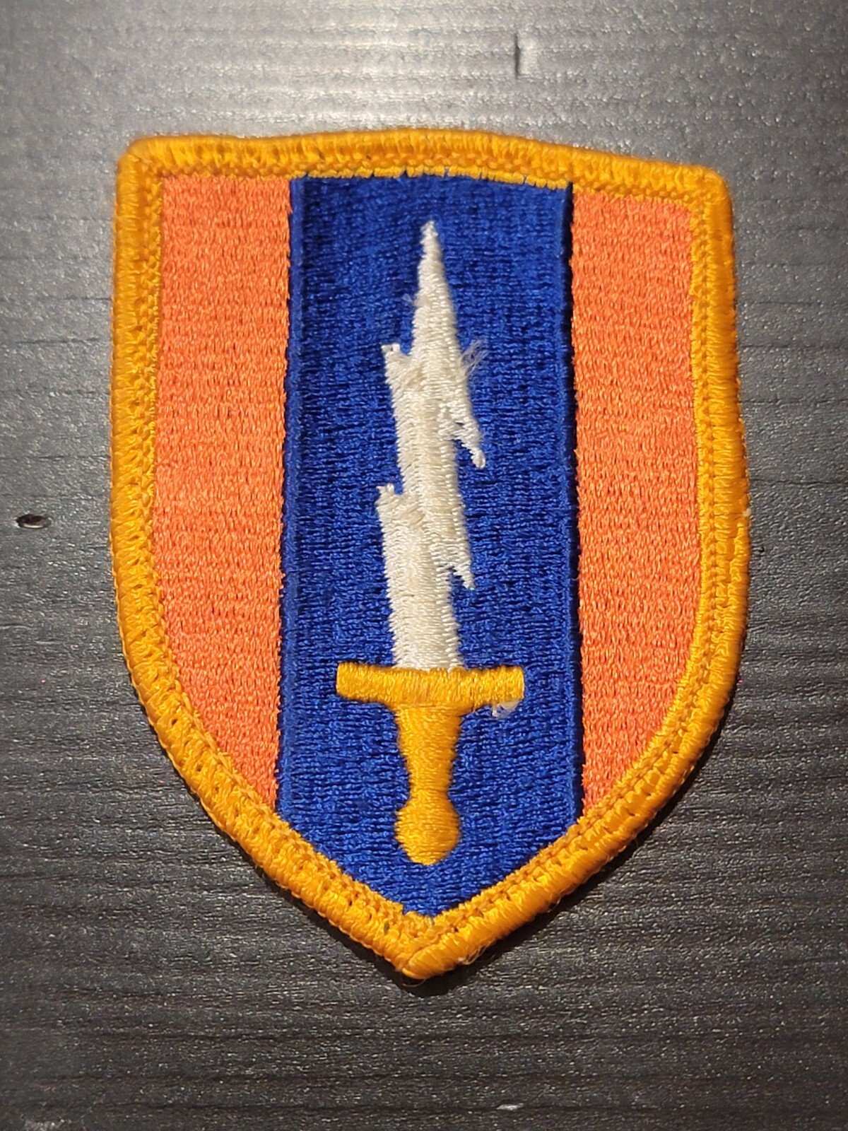 Original US Army First 1 Signal Brigade Color Merrow Edge Patch 807 | eBay
