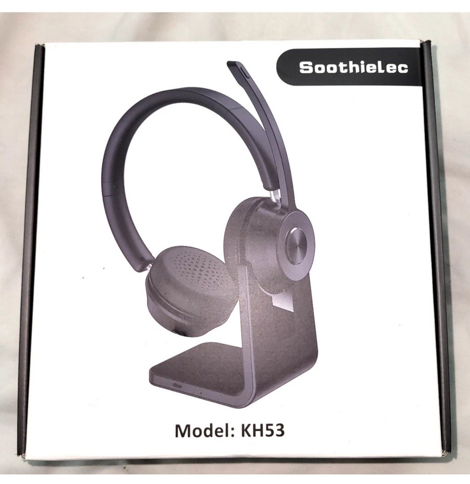 Soothielec Cordless Bluetooth Headset. Model: KH53 (Black) | eBay