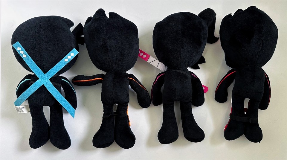 Ninja Kidz TV Plush Doll Stuffy Lot Set Ashton Payton Bryton Paxton 11 ...