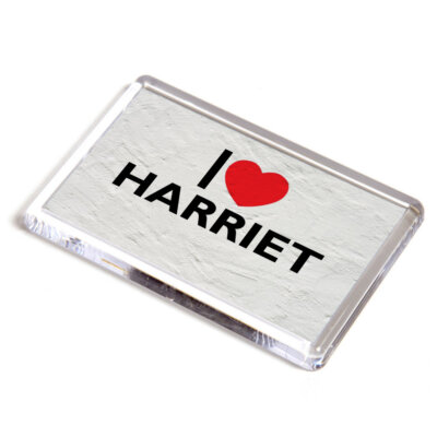 FRIDGE MAGNET - I Love Harriet - Girls Name Gift | eBay UK