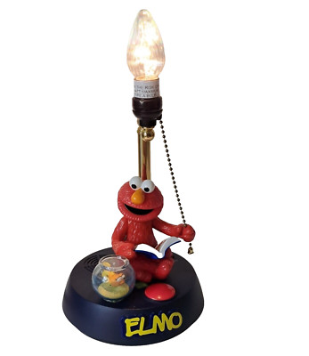 2002 Elmo Animated Talking Lamp Sesame Street Nursery Light/Night Light ...