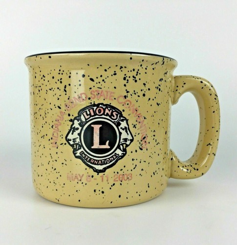 2003 LIONS CLUB Coffee Mug Tea Cup Odyssey 82nd Convention Indiana IN ...