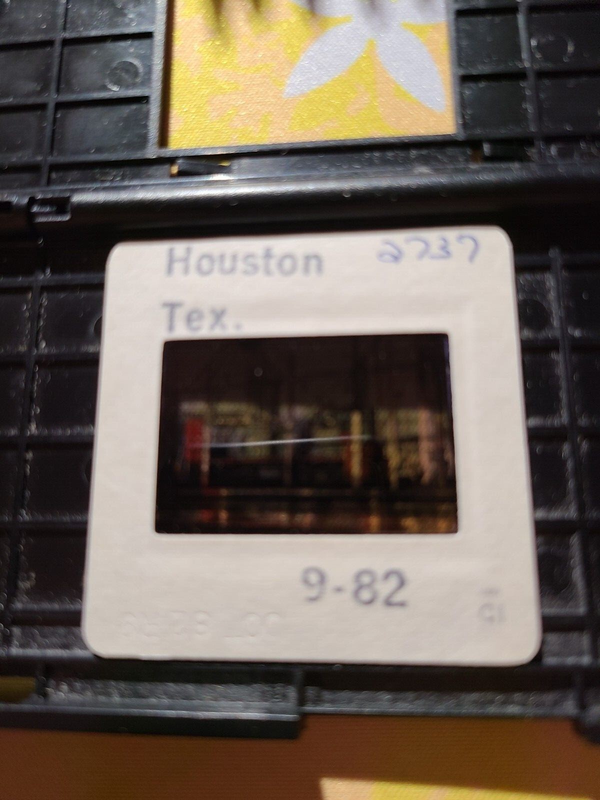Original Slide SP Southern Pacific 2737 EMD MP15AC Houston TEX 9-1982 ...