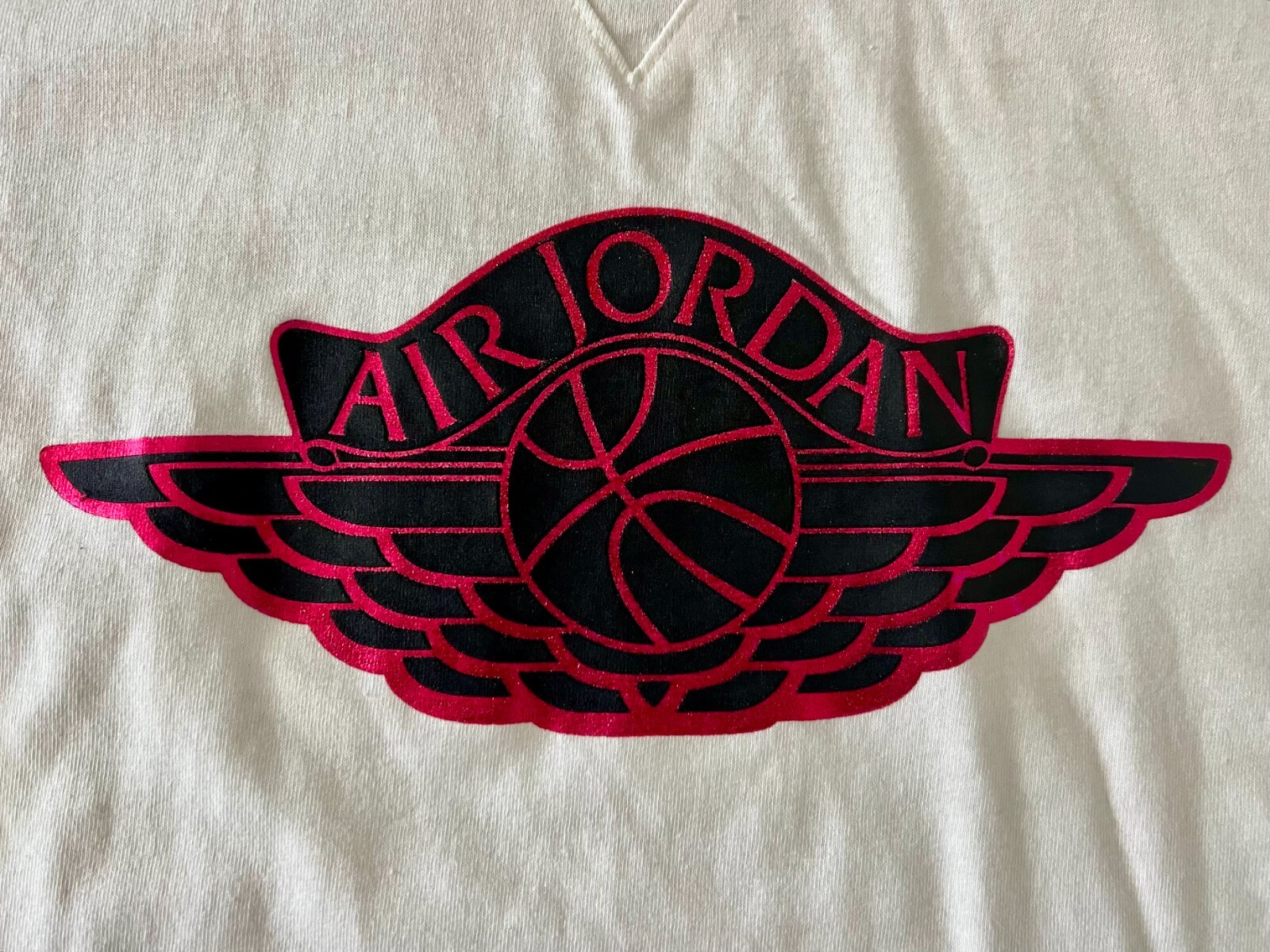 NIKE Retro Air Jordan Wings Logo Shirt White Mens Small NEW | eBay