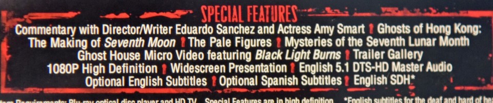 Seventh Moon Blu-ray with Amy Smart, Tim Chiou & Dennis Chan | eBay