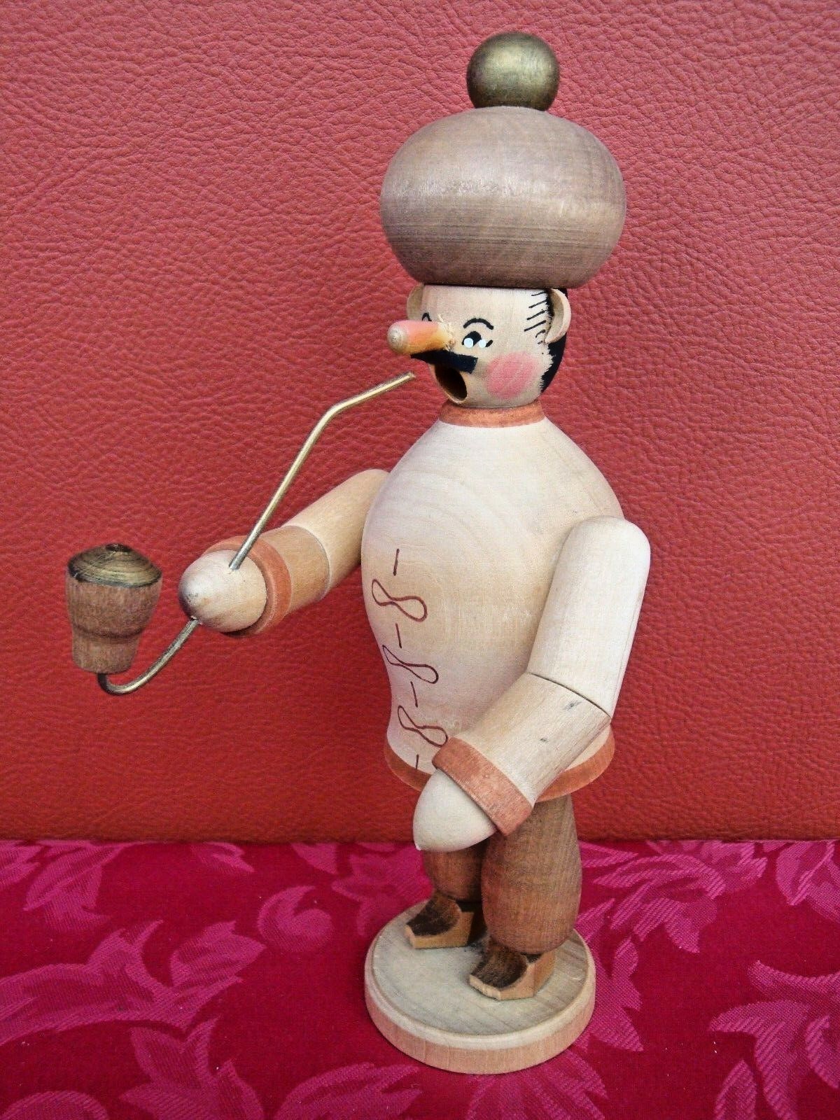 original Erzgebirge Karl Max Dittmann Räuchermann Sultan 19 cm, alt ...