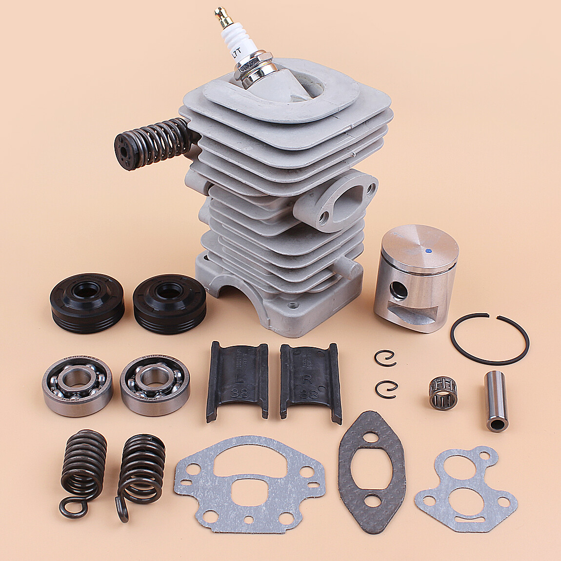 Cylinder Piston Crank Bearing Kit For Jonsered CS2238 CS 2238 S Redmax ...