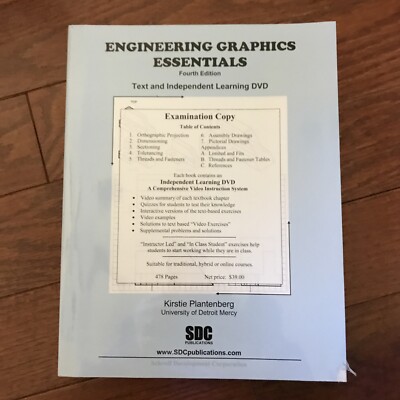 Engineering Graphics Essentials 4th Edition : And Independent Learning ...