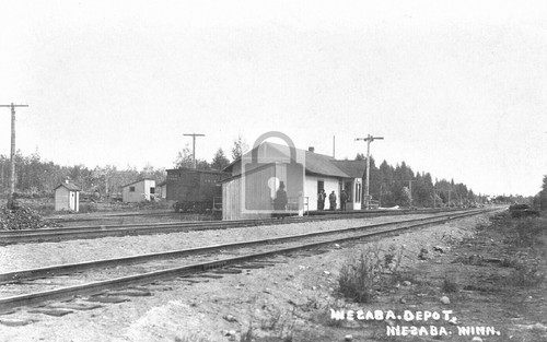 Railroad Train Station Depot Mesaba Minnesota MN - 8.5x11 Print | eBay