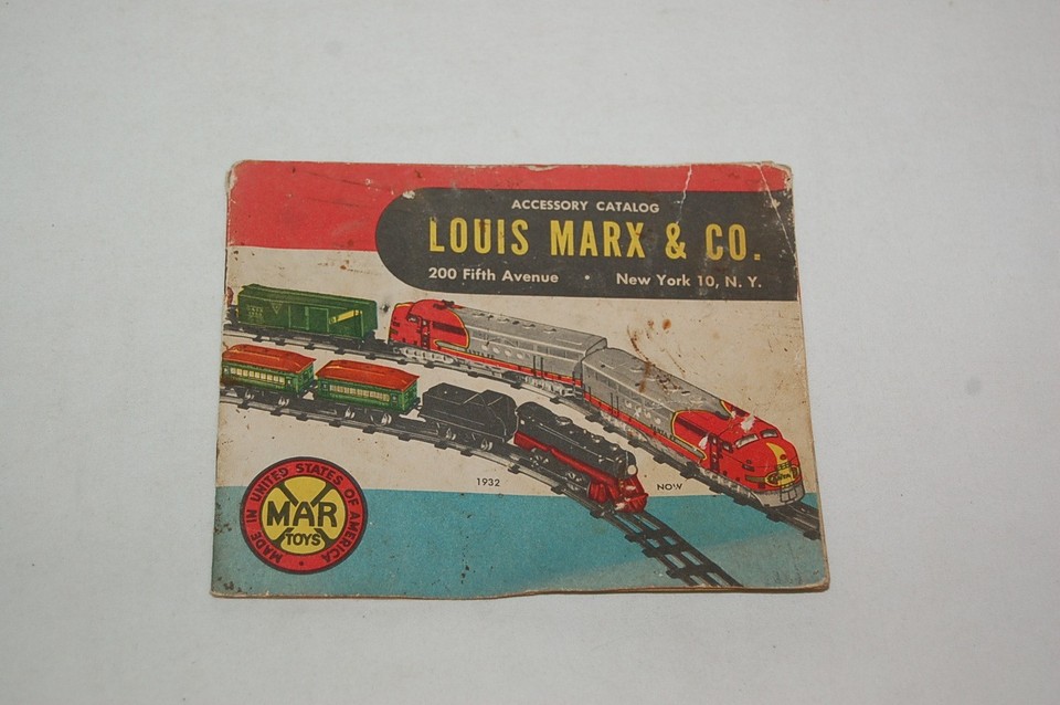 VINTAGE EARLY 1950'S(?) LOUIS MARX & CO. TRAIN SET ACCESSORY CATALOG | eBay