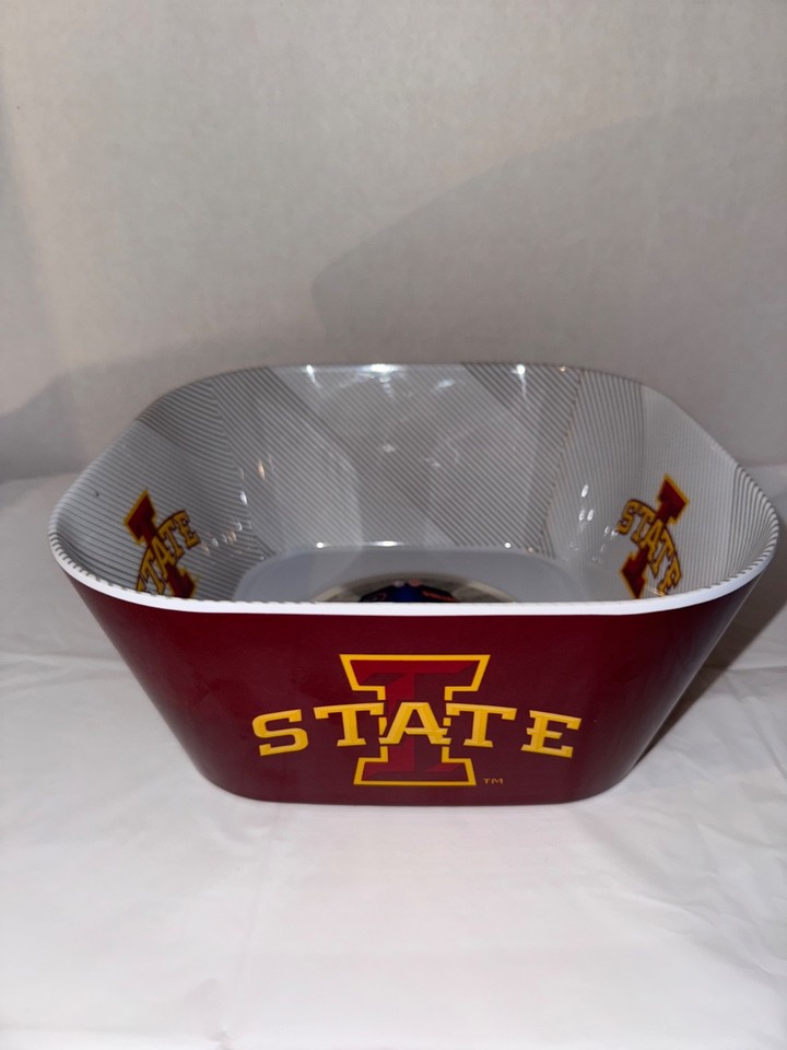 NCAA Iowa State Cyclones Large Party Bowl Melamine Holds Party Sized ...