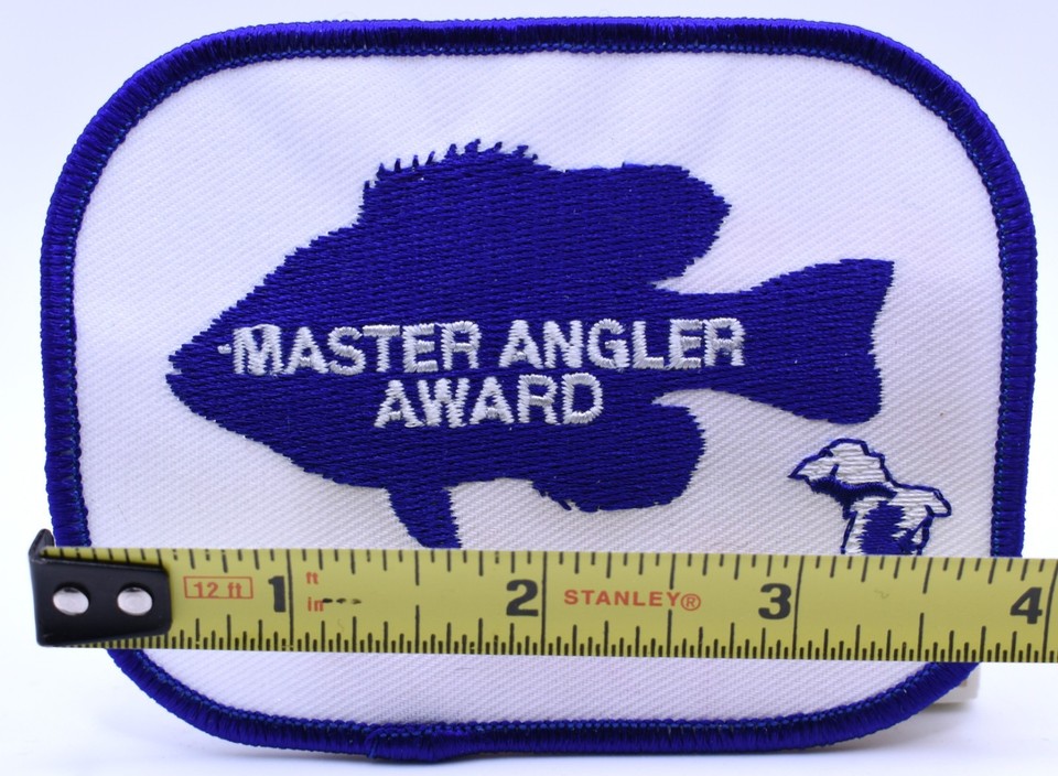 2004 MICHIGAN DNR MASTER ANGLER AWARD FISHING PATCH - NEW ! BASS ...
