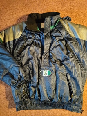 Seattle Mariners Starter Jacket XL shiney big vintage pullover hoodie ...