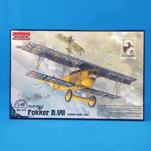 Roden 417 Fokker D.VII German Fighter Aircraft 1/48 Scale Model Kit ...