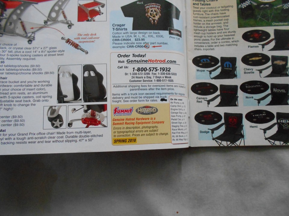 GENUINE HOT ROD HARDWARE INC-SPRING,2010 CATALOG CAR AUTO COLLECTIBLES ...