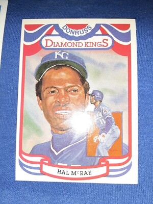 1984 Donruss Baseball Hal McRae Diamond Kings Kansas City Royals #11 | eBay