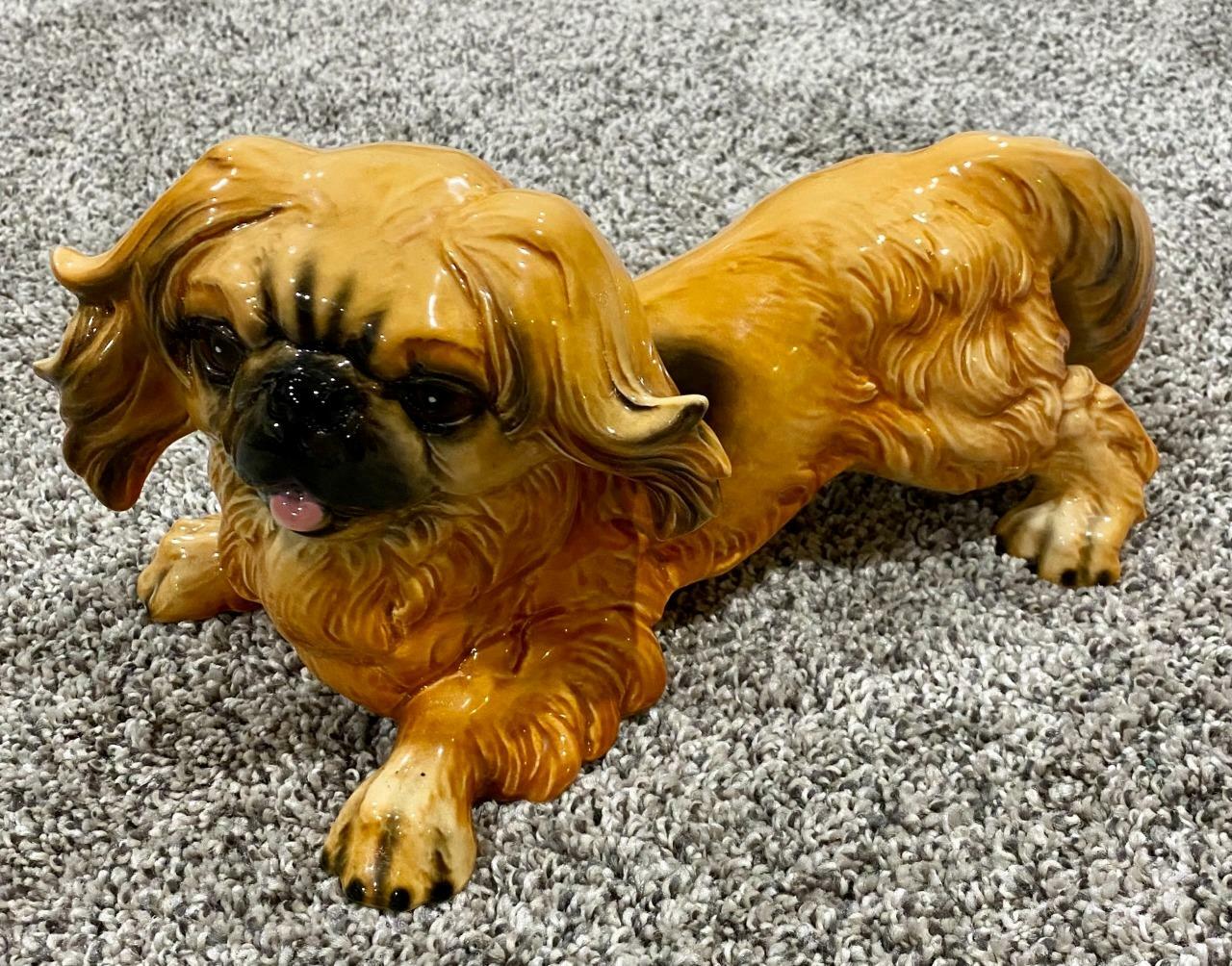 Goebel Mid Century Pekingese Figurine c. 1954 West Germany Porcelain ...