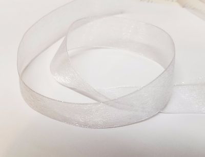 Organza Sheer White Ribbon Trim 7/8 inch 2 yard | eBay