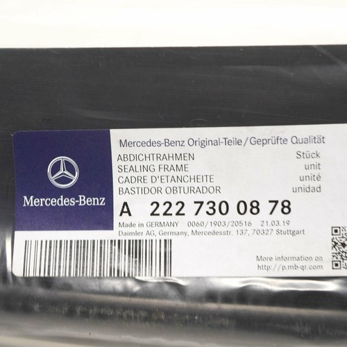 MERCEDES-BENZ S-CLASS W222 REAR RIGHT DOOR SEAL FRAME A2227300878 NO🇺🇸 ...