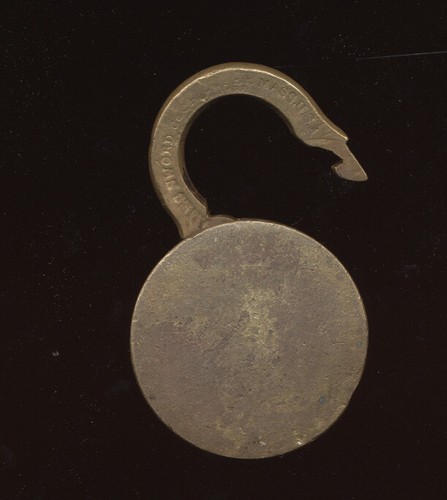 B32 - VINTAGE BRASS 1882 AMES SWORD CO CHICOPEE MASS RAILROAD LOCK | eBay