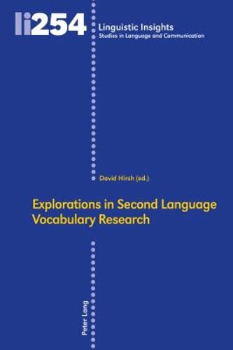 Explorations in Second Language Vocabulary Research by Maurizio Gotti ...