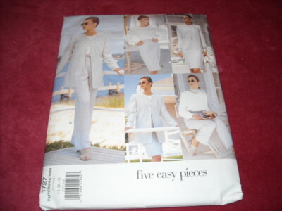 🌺VOGUE 1775-LADIES TOP - PANTS - DRESS - JACKET - SCARF & SKIRT PATTERN ...