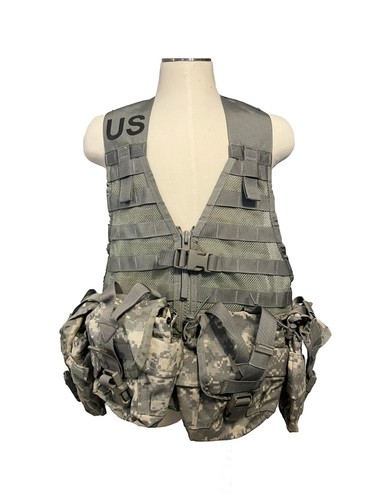 MOLLE II US Army FLC Tactical Load Carrying Vest w/ 4 Pouches - 5pc Kit ...