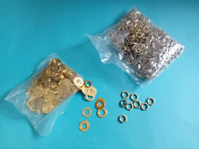 100 x Far East quartz clock movement hexagonal nuts and washers 8mm ...