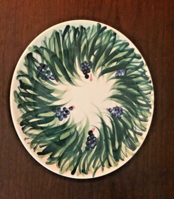Southern Living Signed Gail Pittman Pottery Salad Plate 8 inch Splendor ...