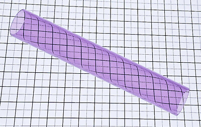 2" OD x 1 3/4" ID x 12" PURPLE TRANSLUCENT ACRYLIC PLEXIGLASS TUBE | eBay