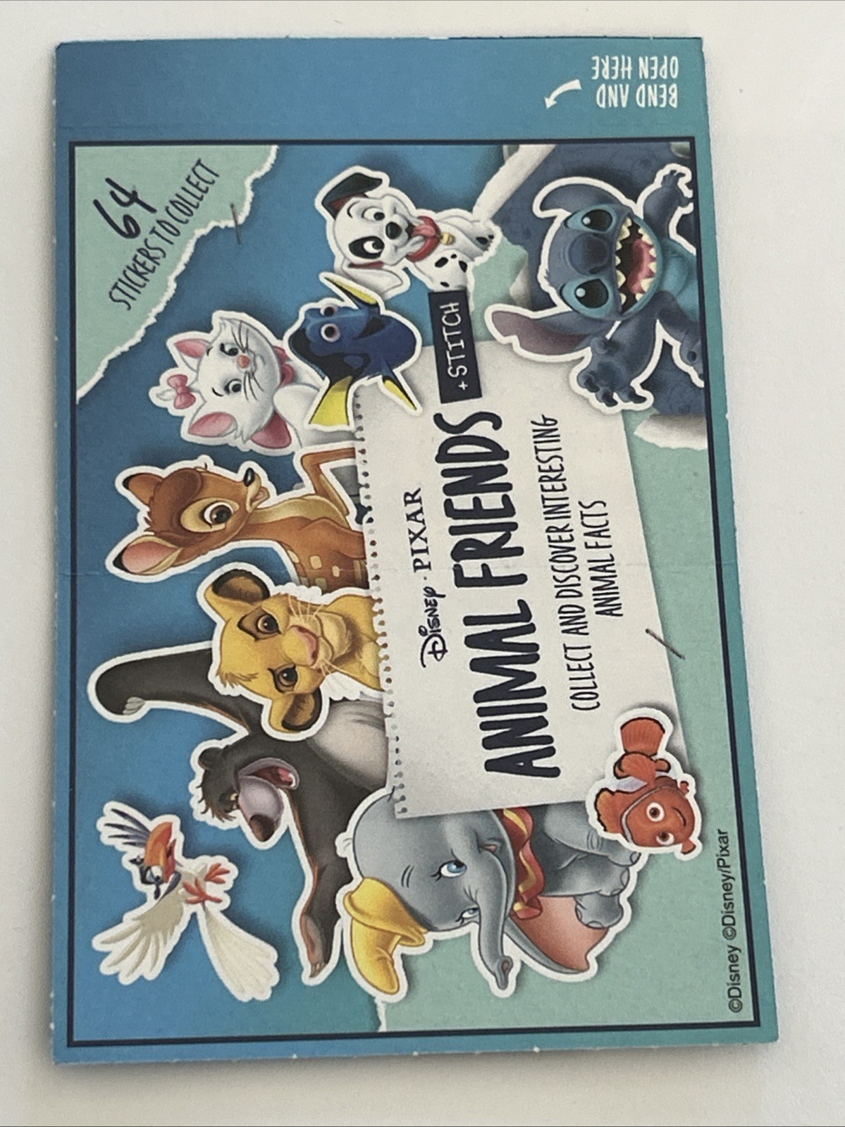1 Pack Disney PIXAR Animal Friends Esso Collect All 64 Stickers | eBay