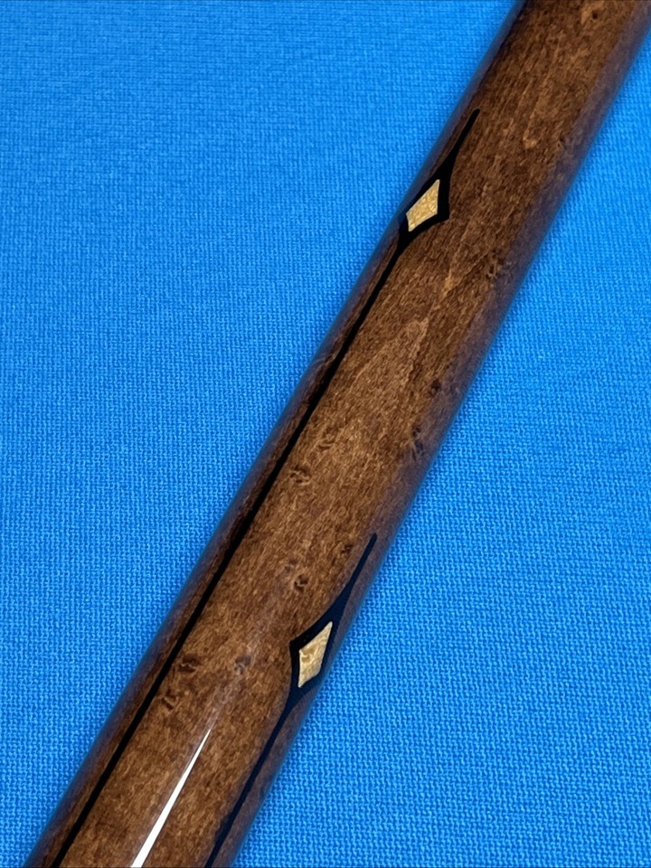 Brunswick/Falcon Vintage Pool Cue Mint W/ Genuine Ring Tail Lizard Wrap ...
