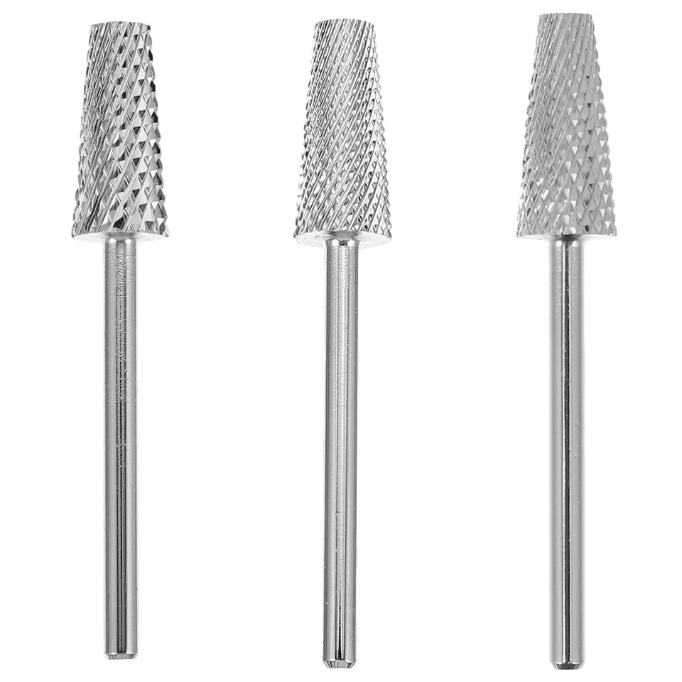 3 Pcs Nail Polishing Bit Grinding Head Cuticle Buffer for Drill ...