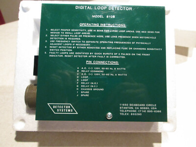 Traffic Control & Road Safety - Digital Loop Detector