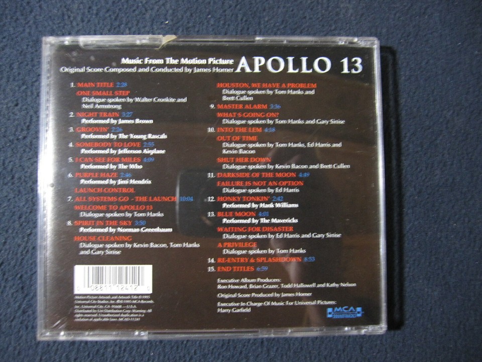 Apollo 13: Music From The Motion Picture [Audio CD] James Horner ...