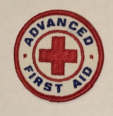 Vintage Red Cross Advanced First Aid Patch - 2.5” | eBay