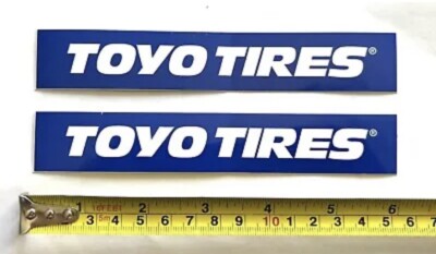 2 TOYO TIRES DECALS STICKERS drags offroad drifting imsa jdm touring ...