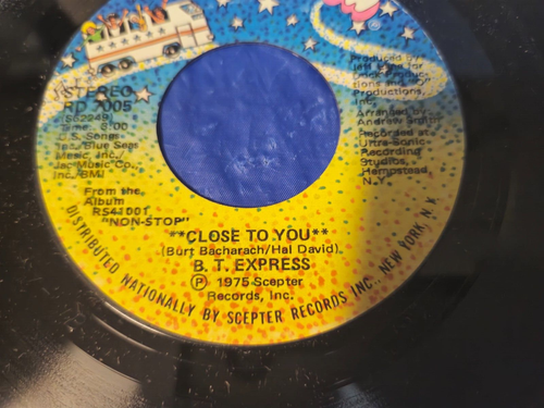 B.T. EXPRESS - WHATCHA THINK ABOUT THAT / CLOSE TO YOU - 7" VINYL ...